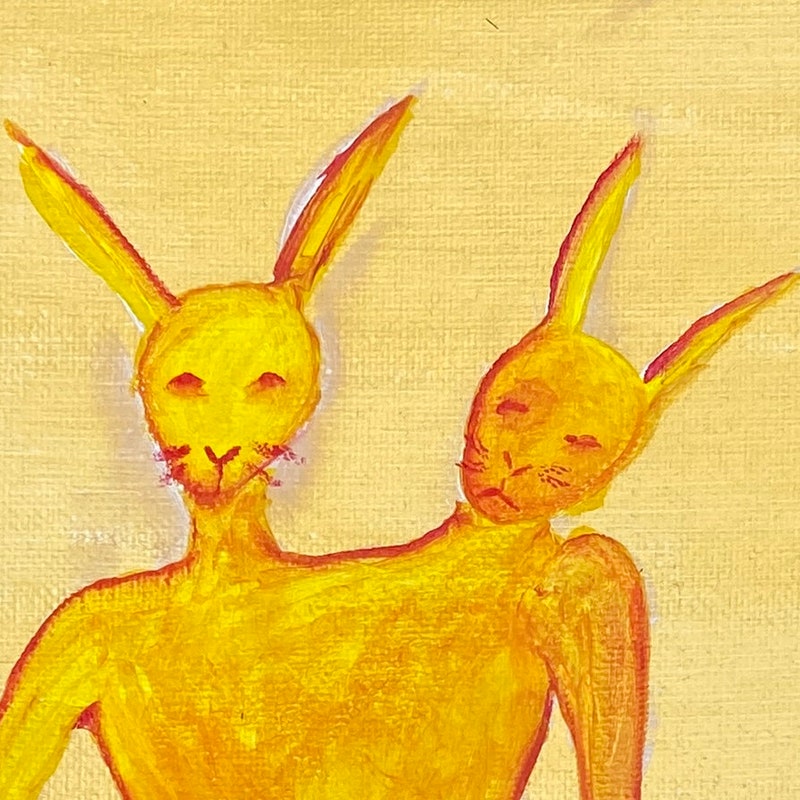 Weird Rabbit Art - Etsy