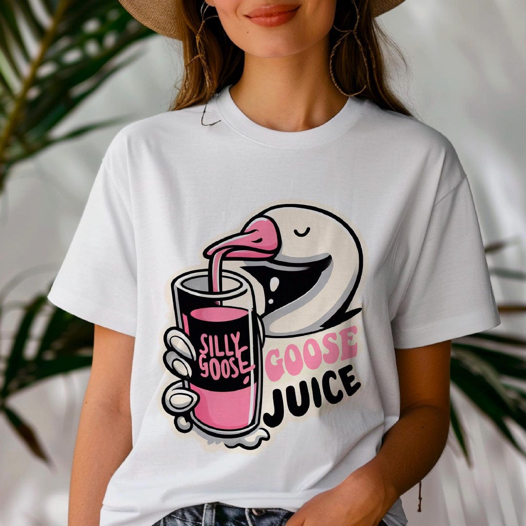 Silly Goose Juice PNG: Funny Bird Clipart (digital Download) - Etsy