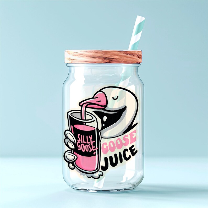 Silly Goose Juice PNG: Funny Bird Clipart (digital Download) - Etsy