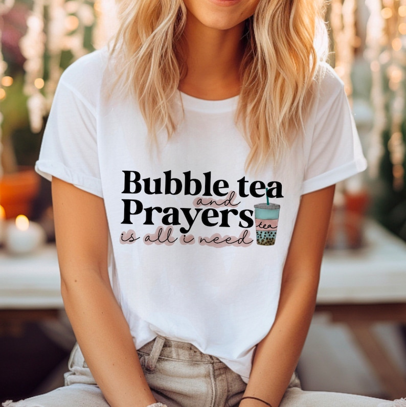 Bubble Tea and Prayers Png Bubbie Tea Religious Png Bubble Tea ...