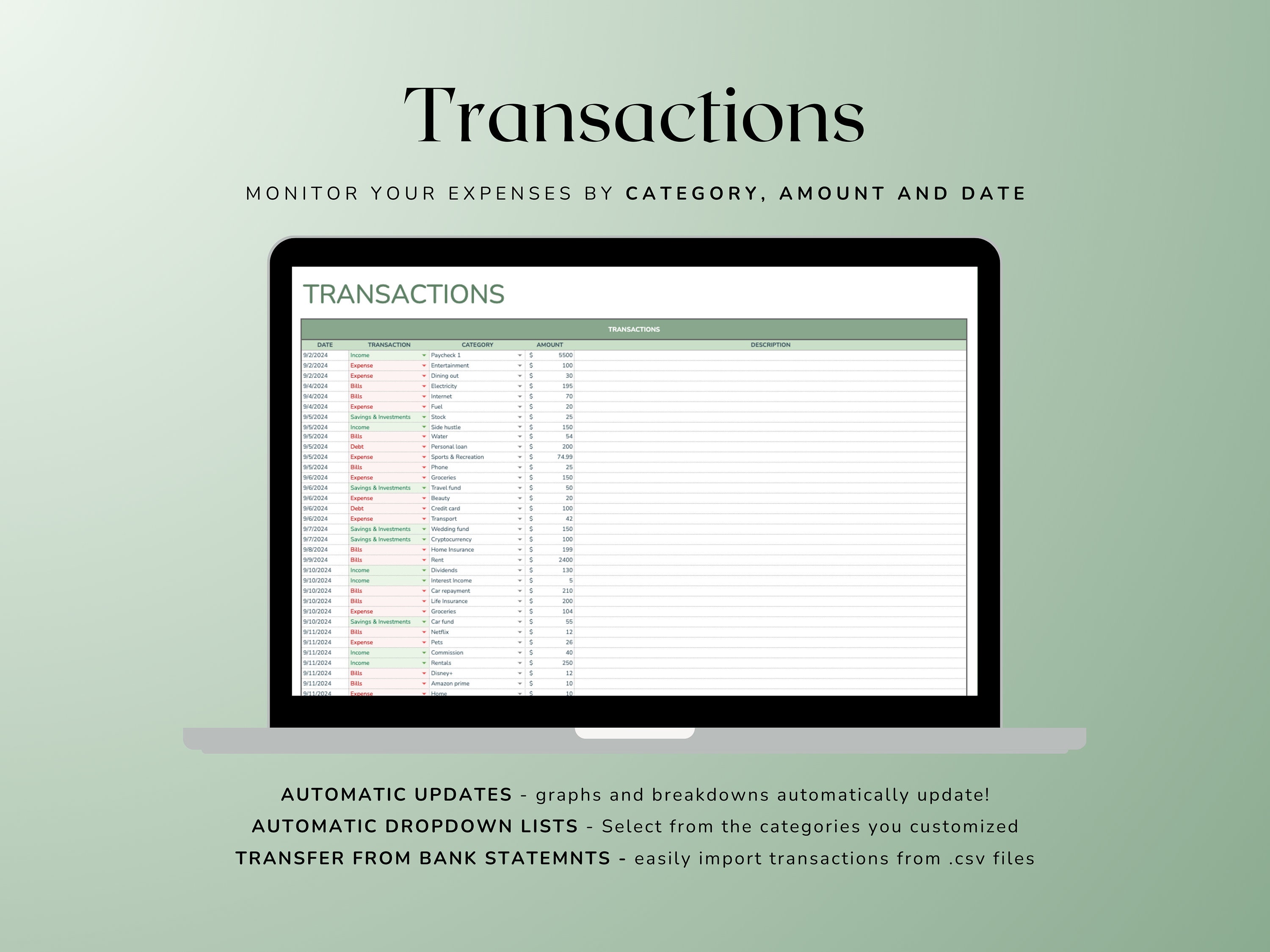 Paycheck Budget Spreadsheet Paycheck Budget Template Paycheck Budget ...