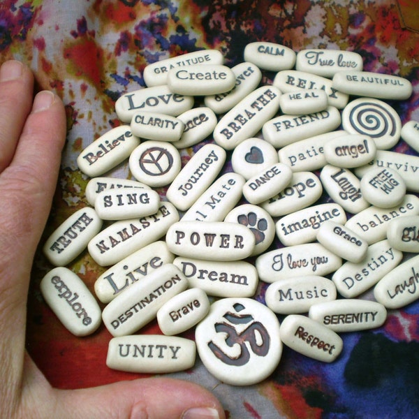 Inspirational Stones - Etsy