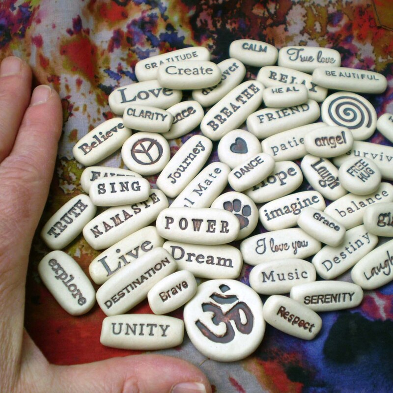 Stones With Words - Etsy