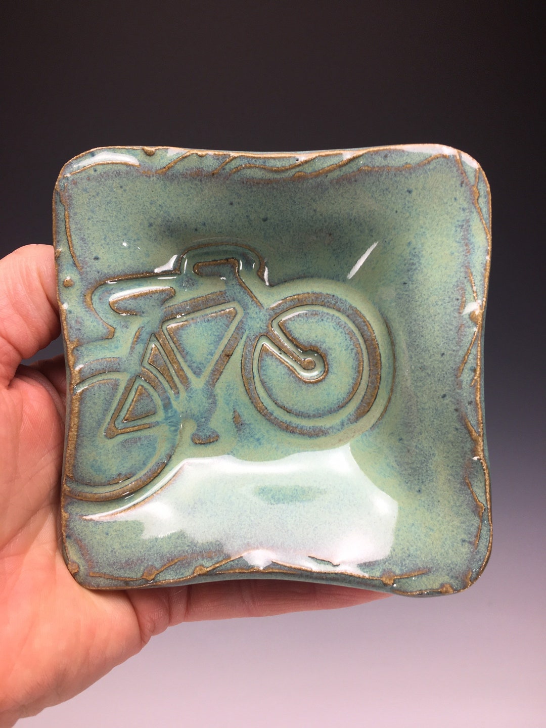 Ceramic Bike Dish, Bike Lover Gift, Road Bike Gift, Mountain Bike Gift ...