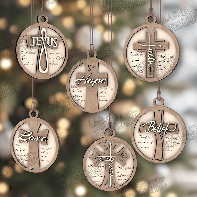 Wood Cross Ornament Files - Etsy