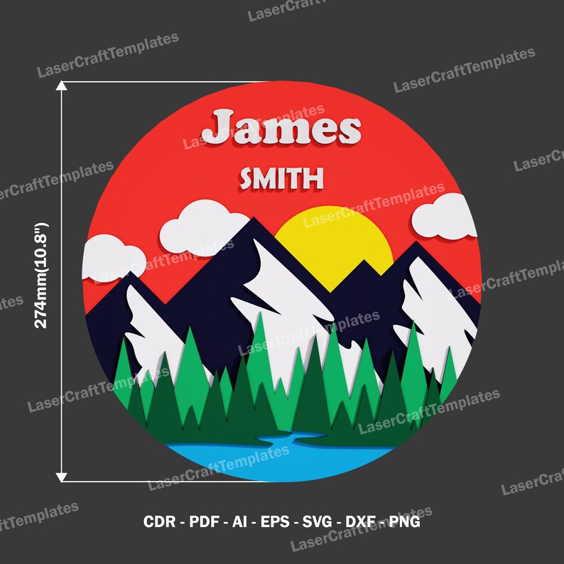 Custom Baby Name Sign Laser Cut Svg File Glowforge Animals Baby Name ...