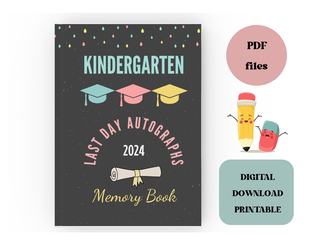 End of Year Memory Book, Kindergarten Memory Book, Preschool Memory ...