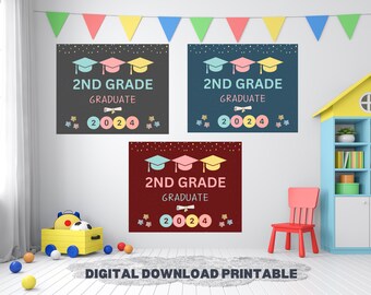 Last Day of 2nd Grade Sign Instant Download Last Day of 2nd Grade Sign ...