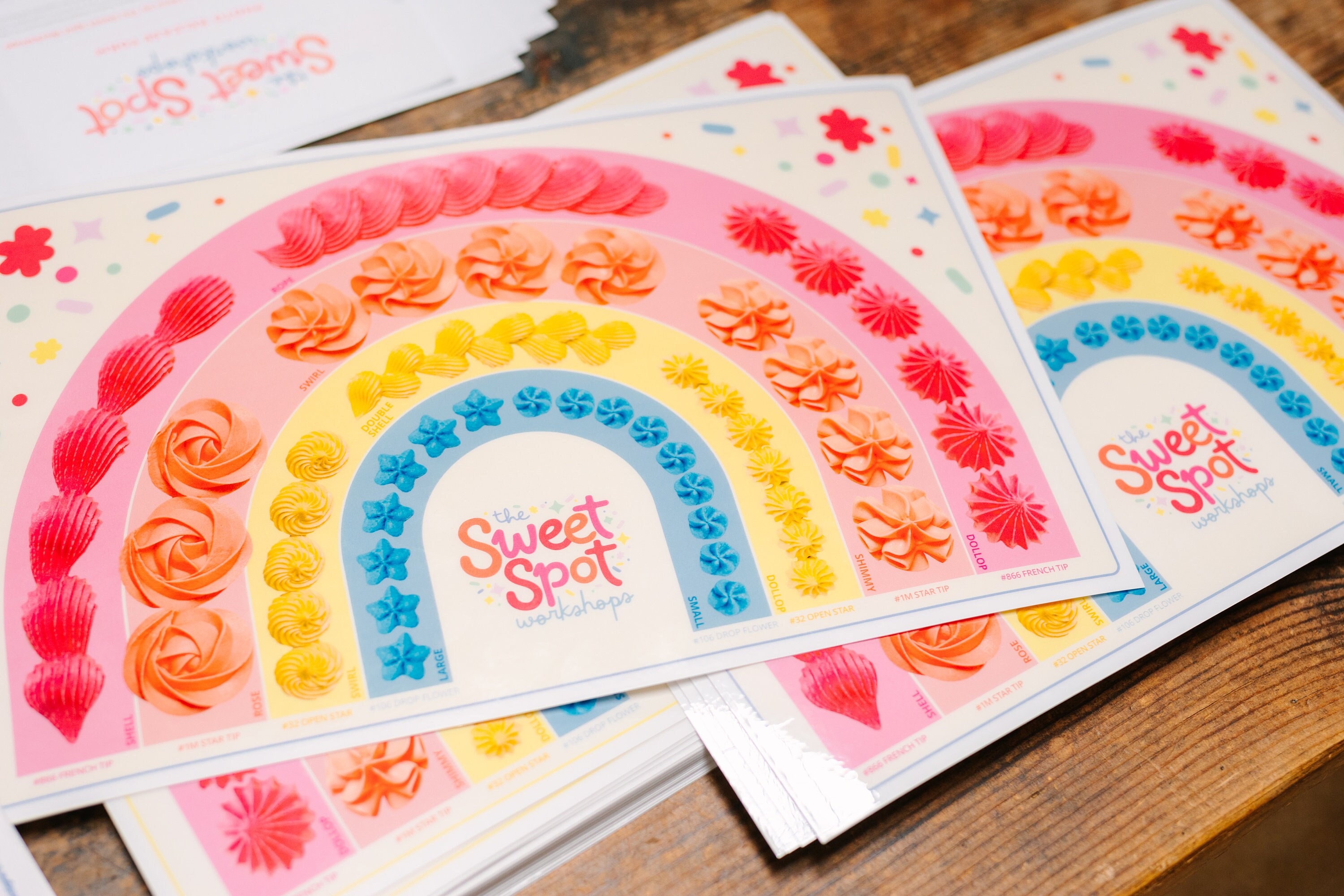 Rainbow Piping Practice Sheet XL DIGITAL DOWNLOAD - Etsy