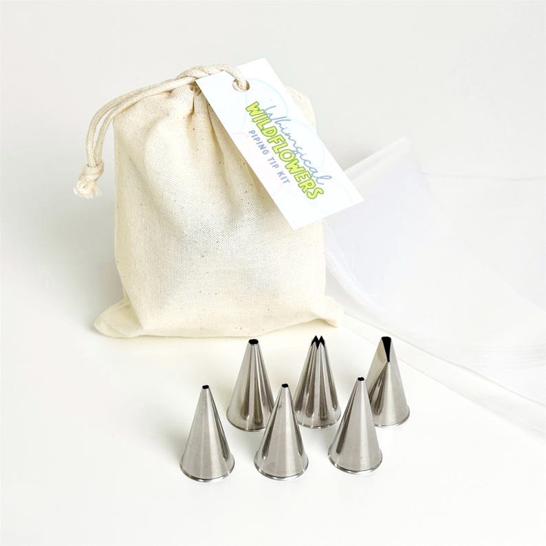 Whimsical Wildflowers Piping Tip Kit: Petal, Round & Star Tips - Etsy