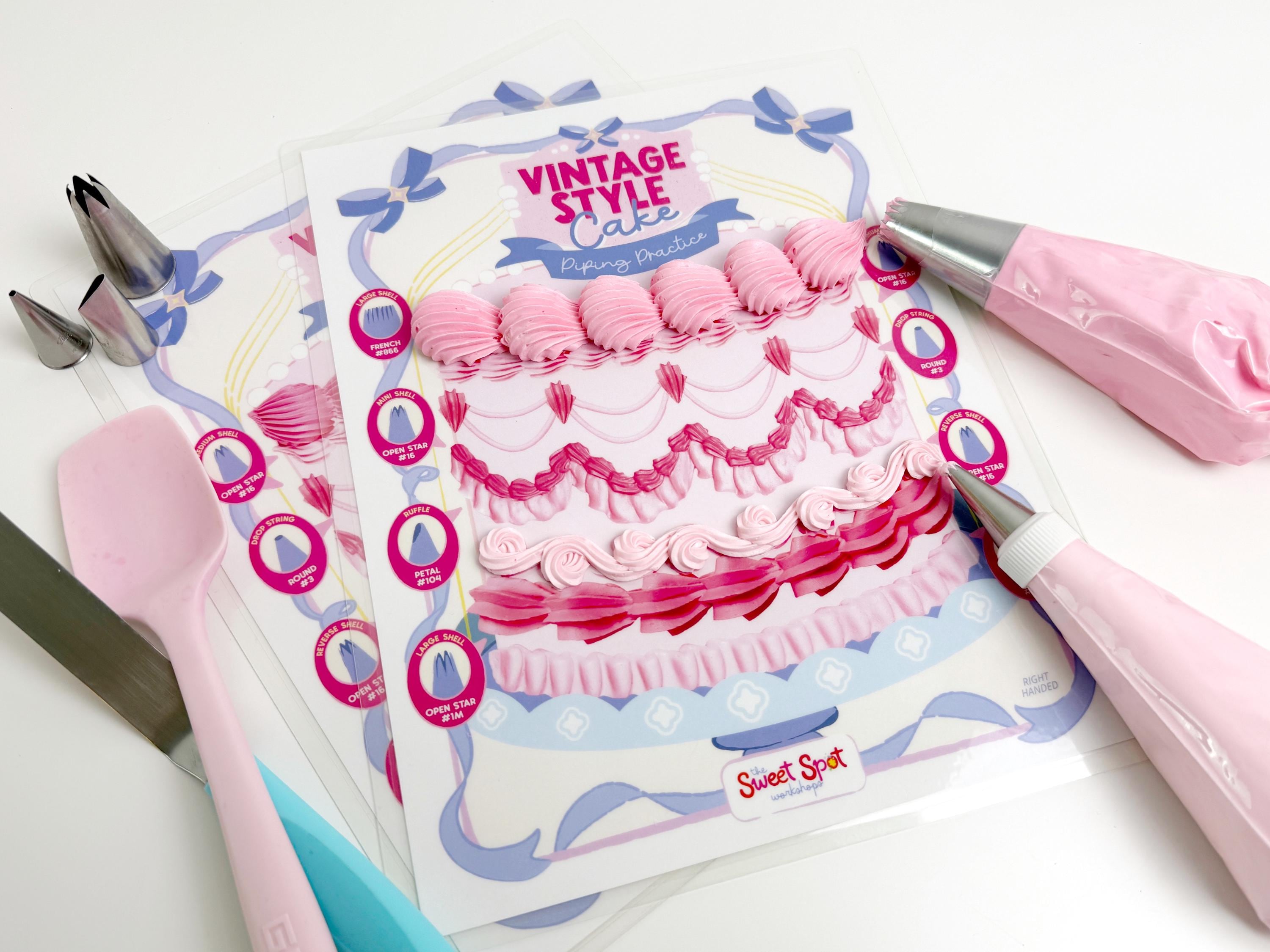 Vintage Piping Practice Sheet PHYSICAL ITEM - Etsy