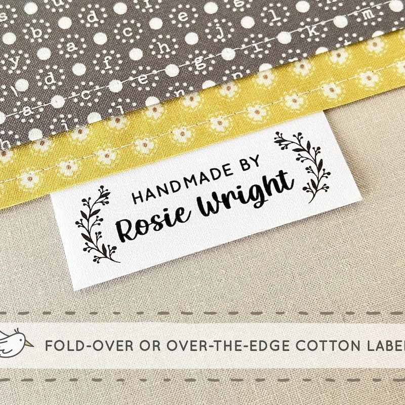 Foldover Name Tag - Etsy