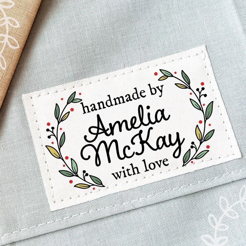 Custom Flat Clothing Labels - Etsy