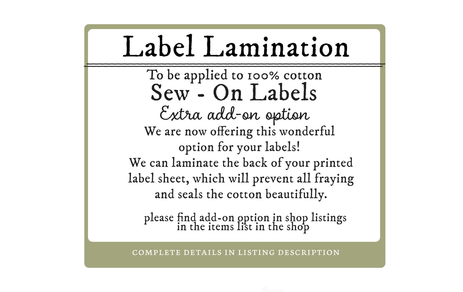 Custom Label Reorder Reorder Custom Tags Repeat Custom Label - Etsy