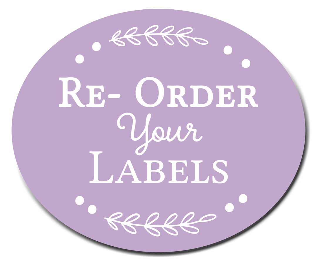 Custom Label Reorder Reorder Custom Tags Repeat Custom Label - Etsy