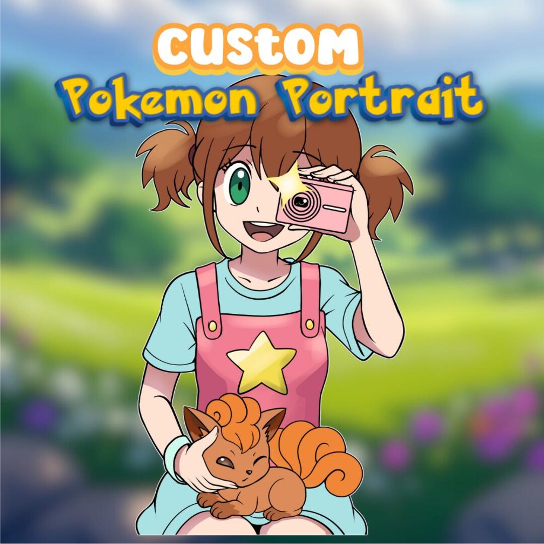 Pokemon Portrait, Custom Pokemon Portrait, Custom Pokemon, Pokemon ...