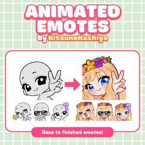 Custom Animated Emotes, Emojis, Sub Emotes for Your Twitch, Youtube ...