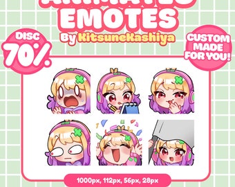 Custom Animated Emotes, Emojis, Sub Emotes for Your Twitch, Youtube ...