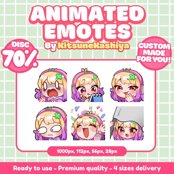 Twitch Emotes Animated Custom - Etsy
