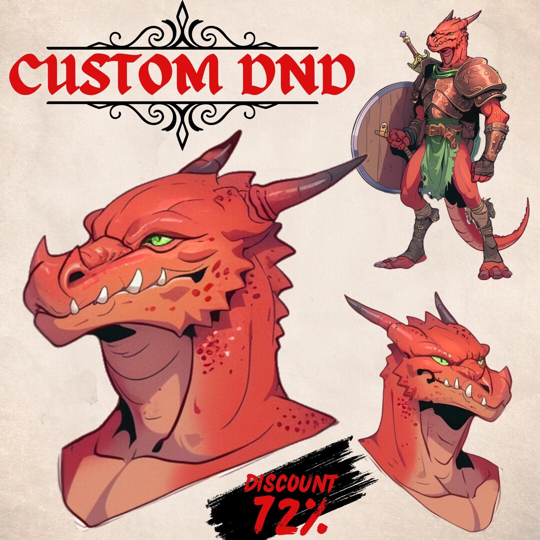 Custom Dnd Character Illustration: Fantasy Art Commission - Etsy