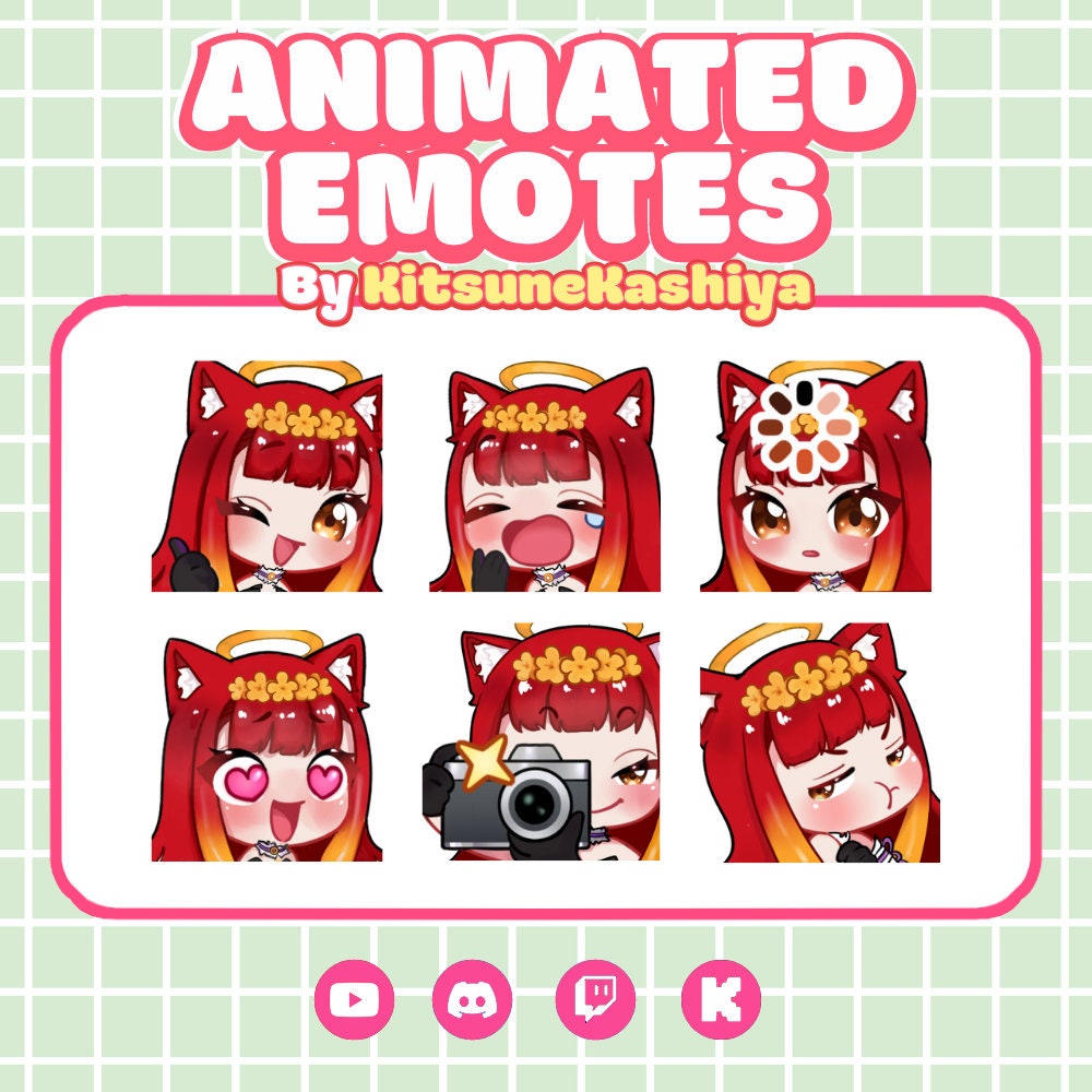 Custom Animated Emotes, Emojis, Sub Emotes for Your Twitch, Youtube ...