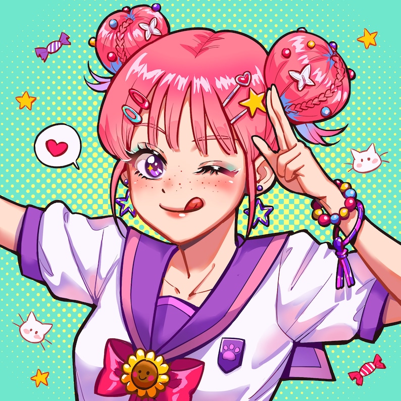 Custom PFP, PFP Commission, PFP for Twitch, Anime Pfp, Vtuber Pfp ...