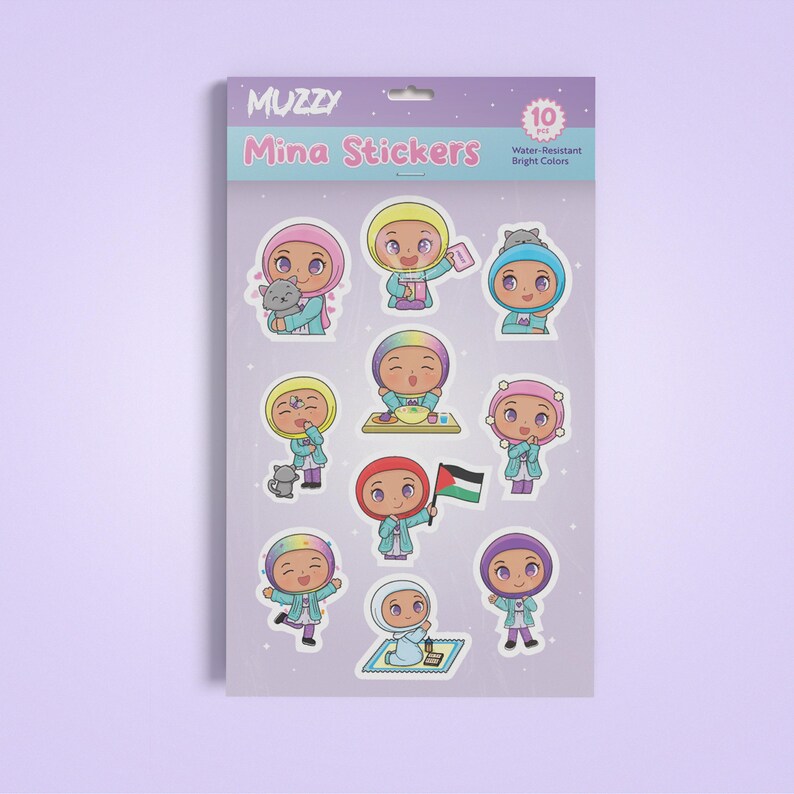 Mina Sticker Packs - Etsy
