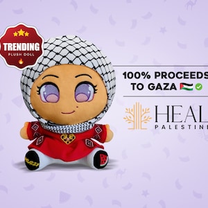 Palestine Plush Doll (kuffiyeh Edition) - Etsy