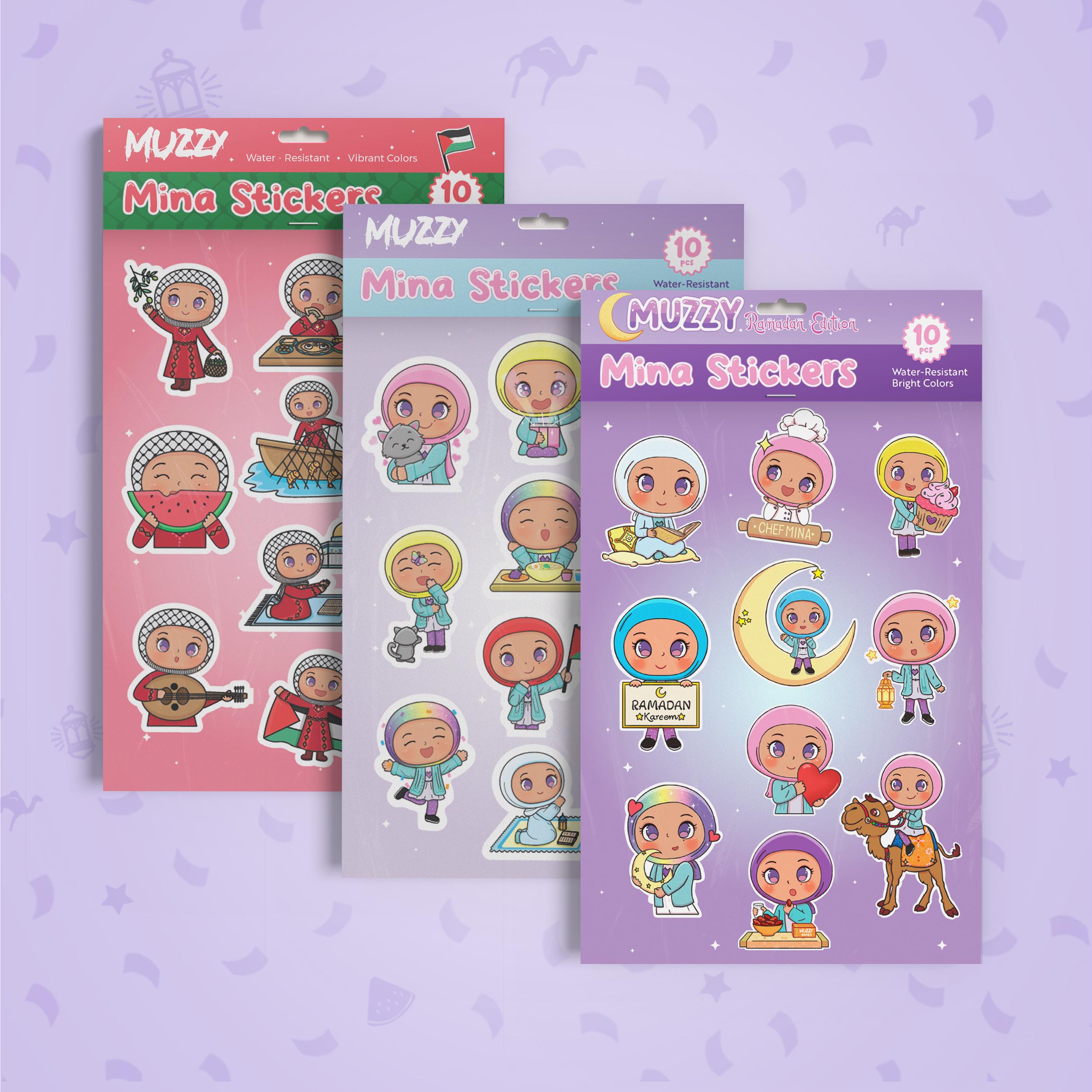 Mina Sticker Packs - Etsy