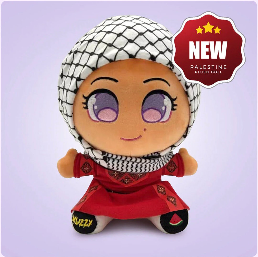 Palestine Hijab Plush Doll kuffiyeh Edition - Etsy