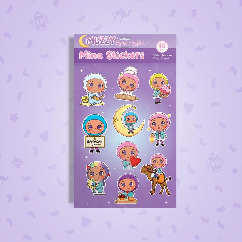 Mina Sticker Packs - Etsy