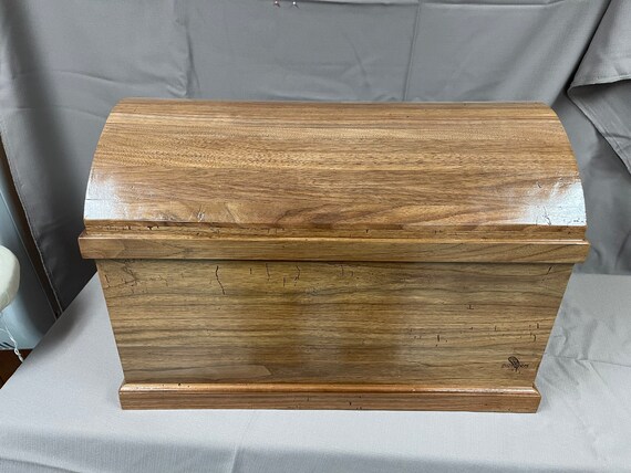 Small Hope Chest Distressed Walnut Dome Top Gun Rifle Cleaning - Etsy
