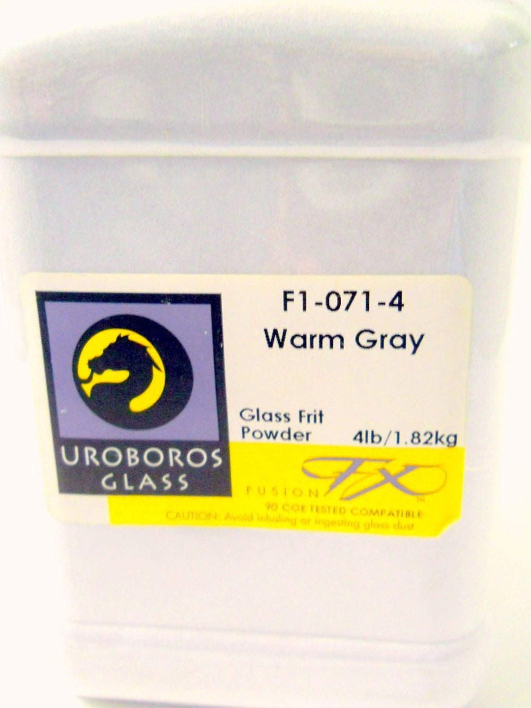 New Uroboros Warm Gray Glass Frit Powder 4 Pounds 90 COE Fusing F1-071 ...
