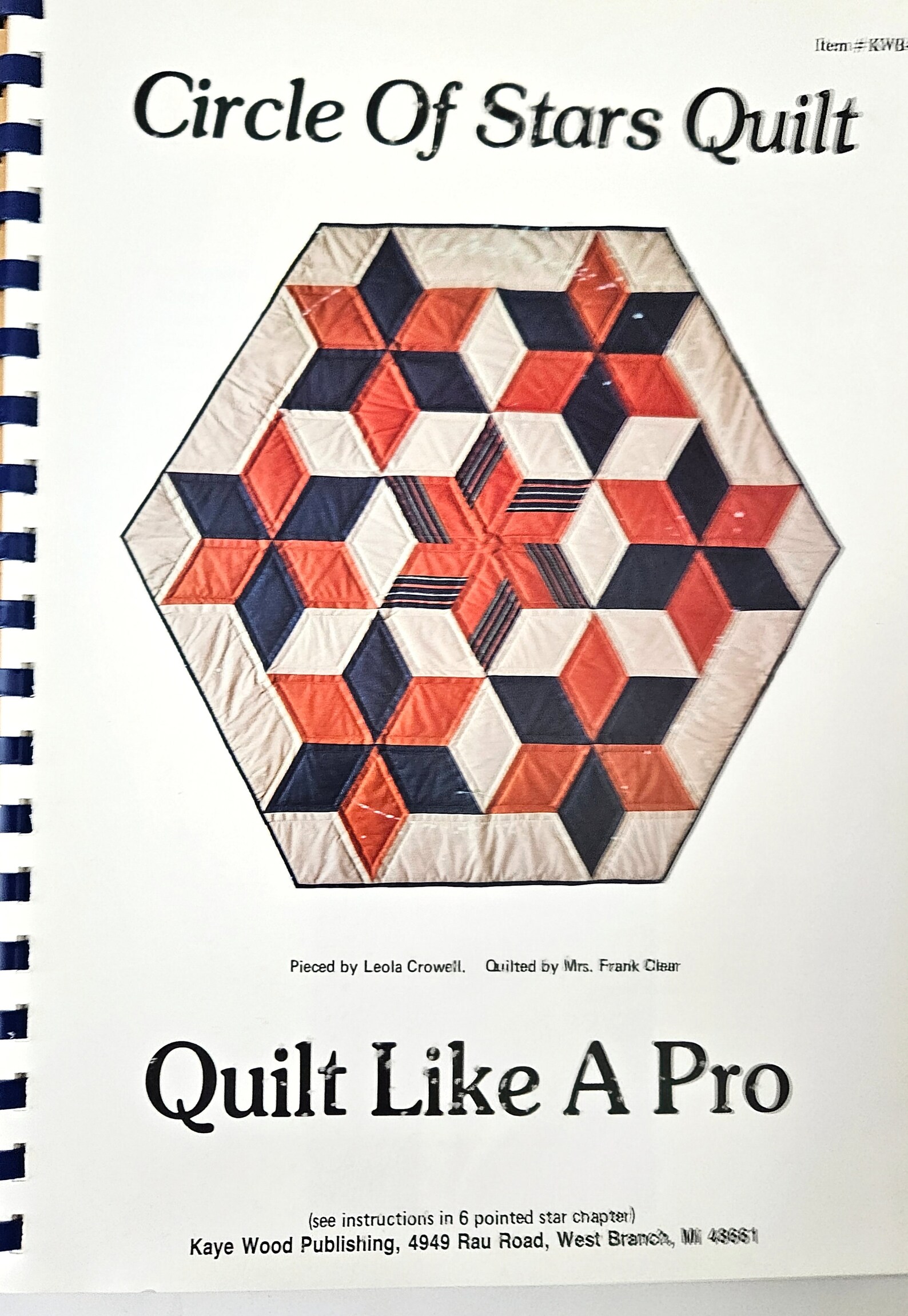 Vintage Quilt Like a Pro Quilting Book With Patterns and Instructions ...
