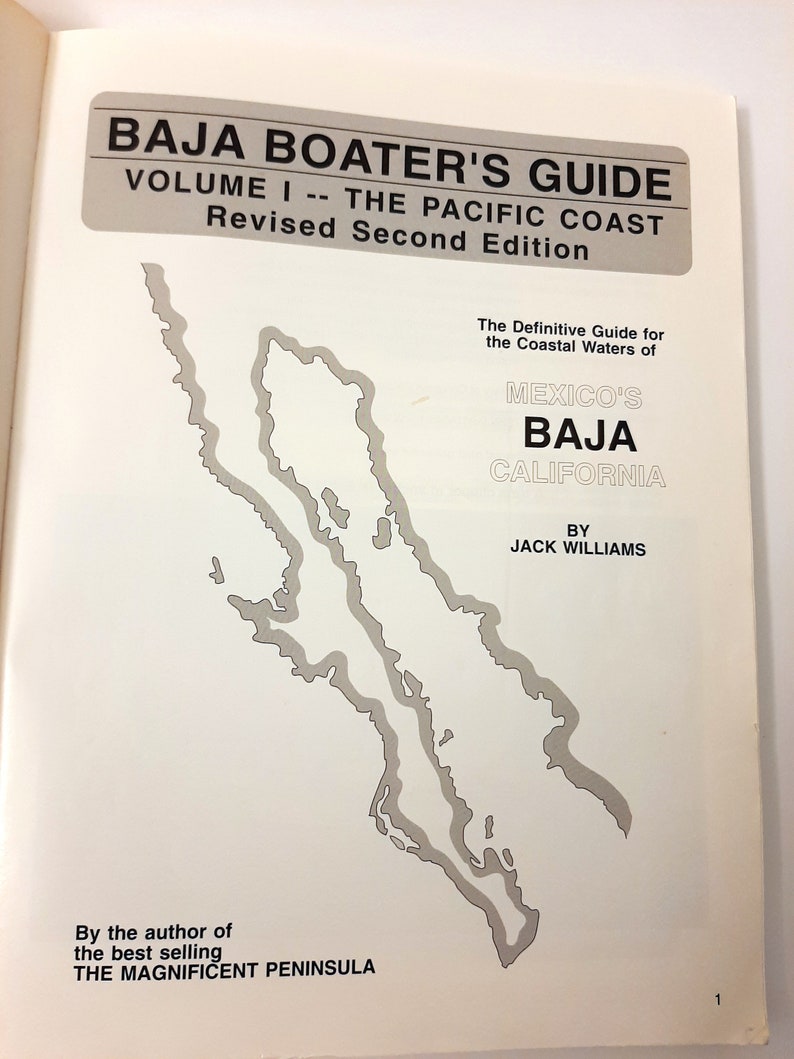 Baha Boater's Guide Mexico's BAJA California Softcover - Etsy
