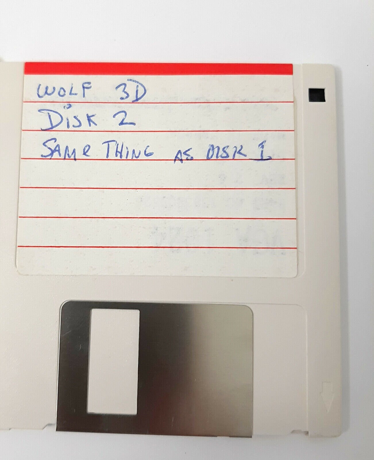 Vintage Wolf 3D 2 Floppy Disk Game Action 1980's-90's Gaming Software ...