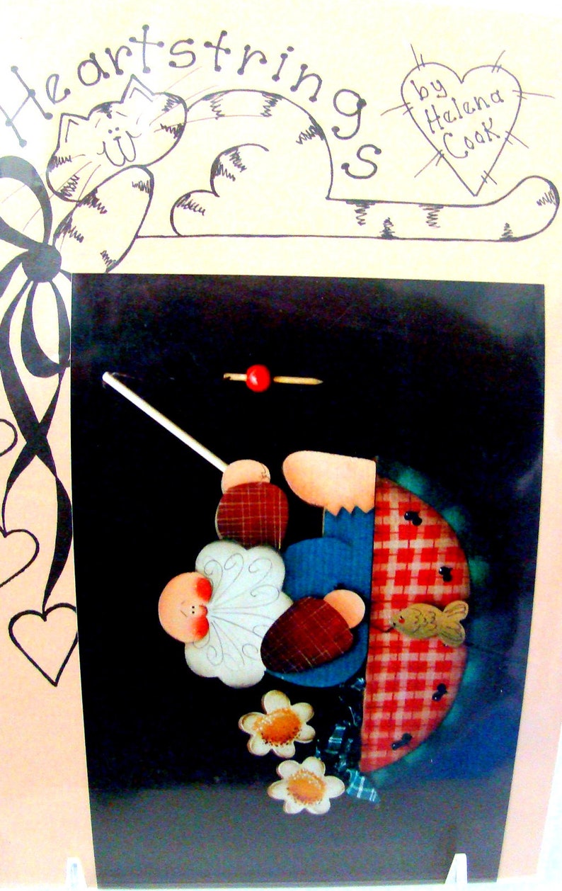 Vintage Heartstrings Santa's Summer Day Tole Painting Pattern by Helena ...