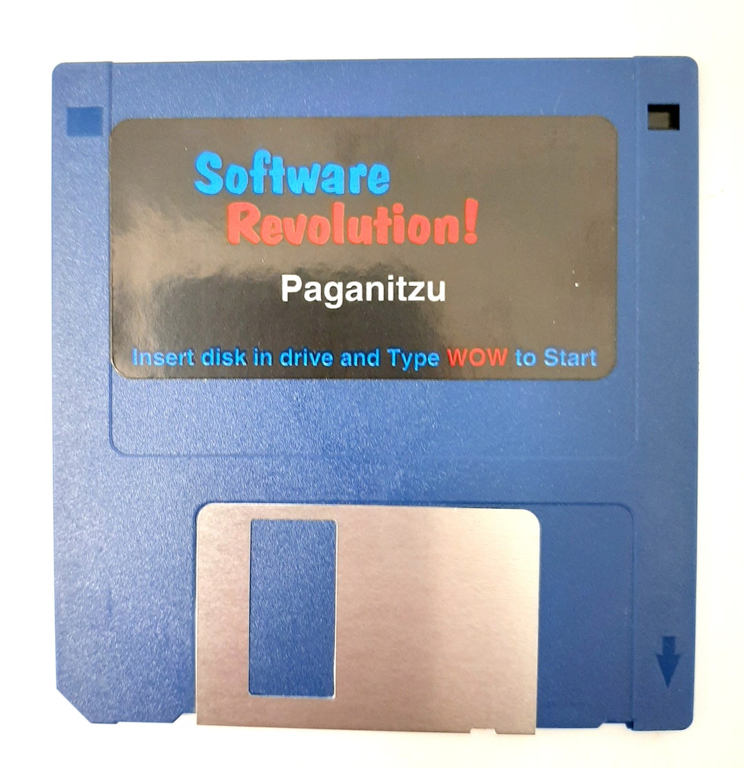 Vintage Paganitzu Computer Video Game 3.5 Floppy Disk Disk Software ...