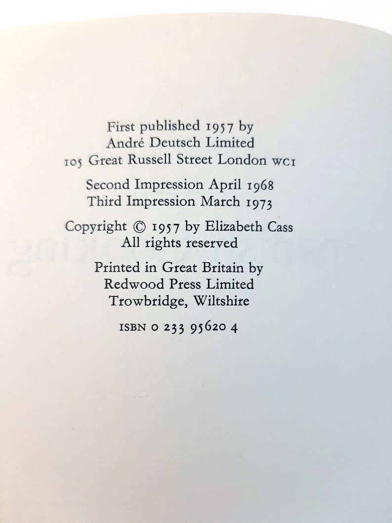 Spanish Cooking Hardback Book by Elizabeth Cass 1957 1st Edition, 1st ...