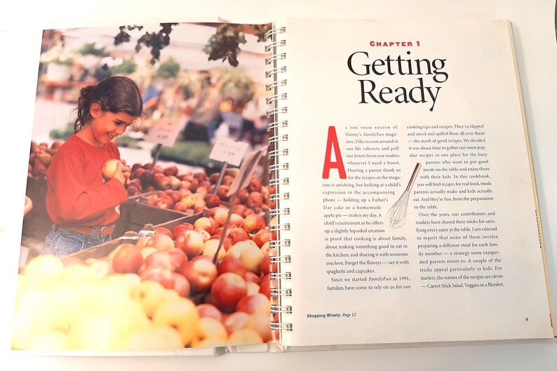 Vintage 1996 Disney Family Cookbook 1st Edition Deanna F. Cook - Etsy