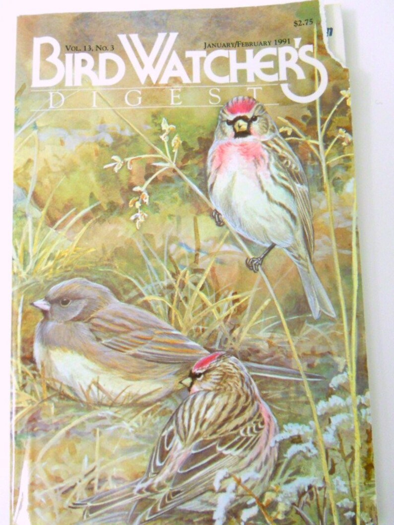 Lot of 5 Bird Watcher Digest Magazines 1989 1990 1991 and - Etsy