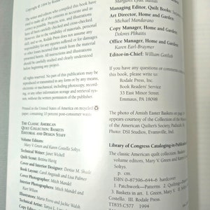 The Classic American Quilt Collection Hardback Book A Rodale Quilt Book ...