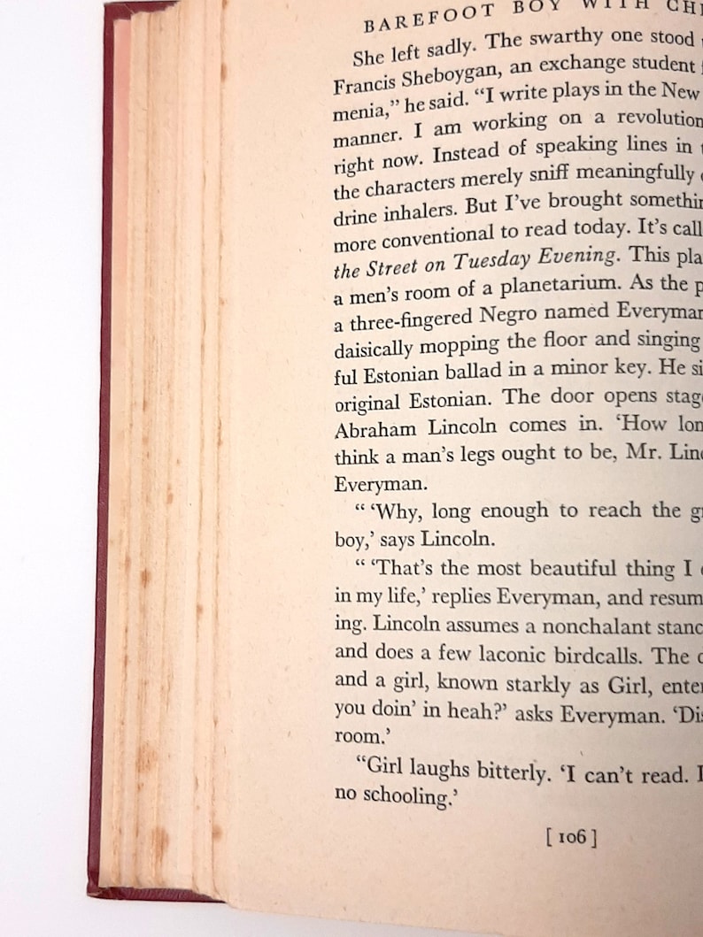 Vintage Barefoot Boy With Cheek Hardback Book by Max Shulman - Etsy