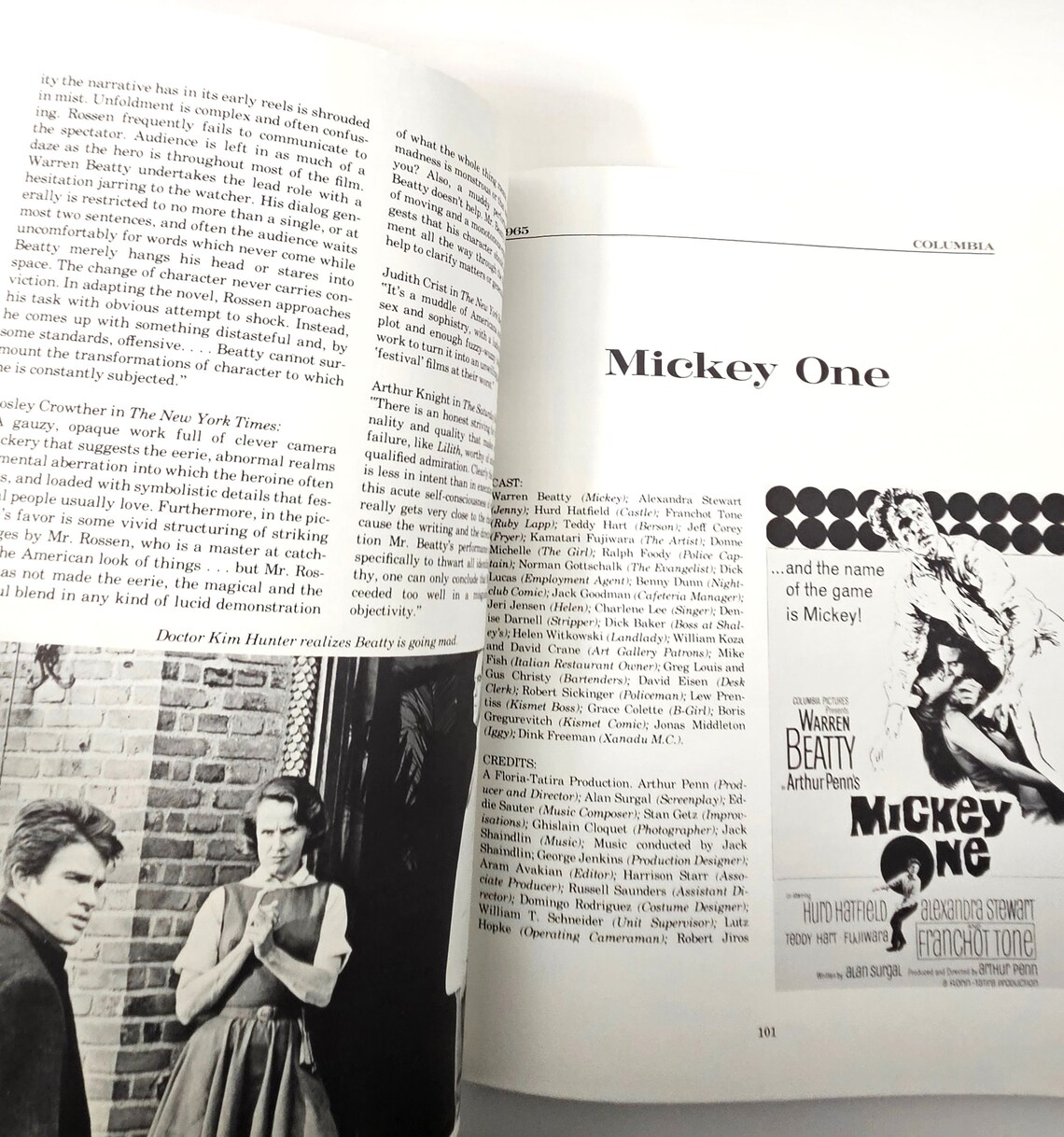 Vintage the Films of Warren Beatty Book by Lawrence J. Quirk 1979 FIRST ...