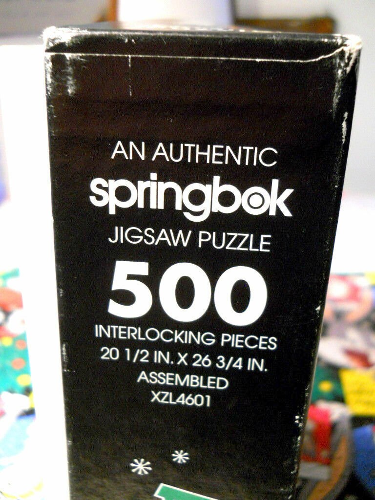 Vintage Looney Tunes Christmas Springbok Jigsaw Puzzle 1984 Bugs Bunny ...