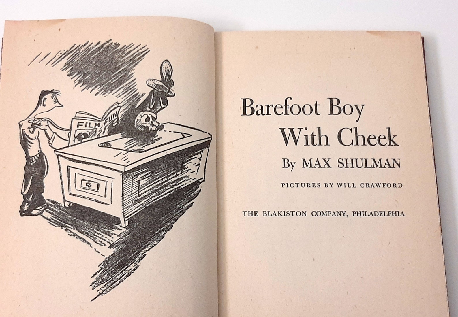 Vintage Barefoot Boy With Cheek Hardback Book by Max Shulman - Etsy