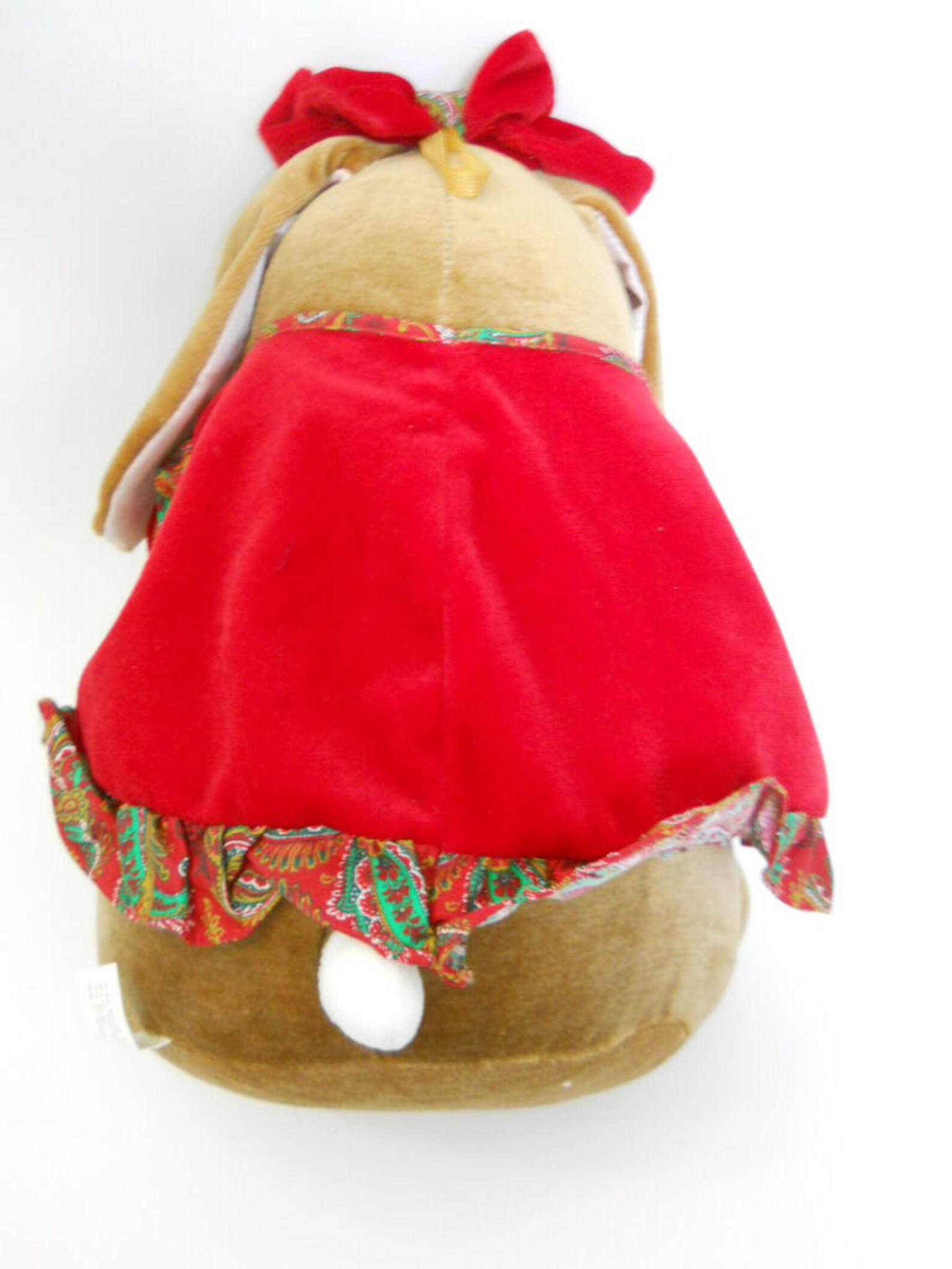 Vintage Toys R Us Girl Bunny Rabbit Red Velvet Dress, Bow, Pink Ears ...