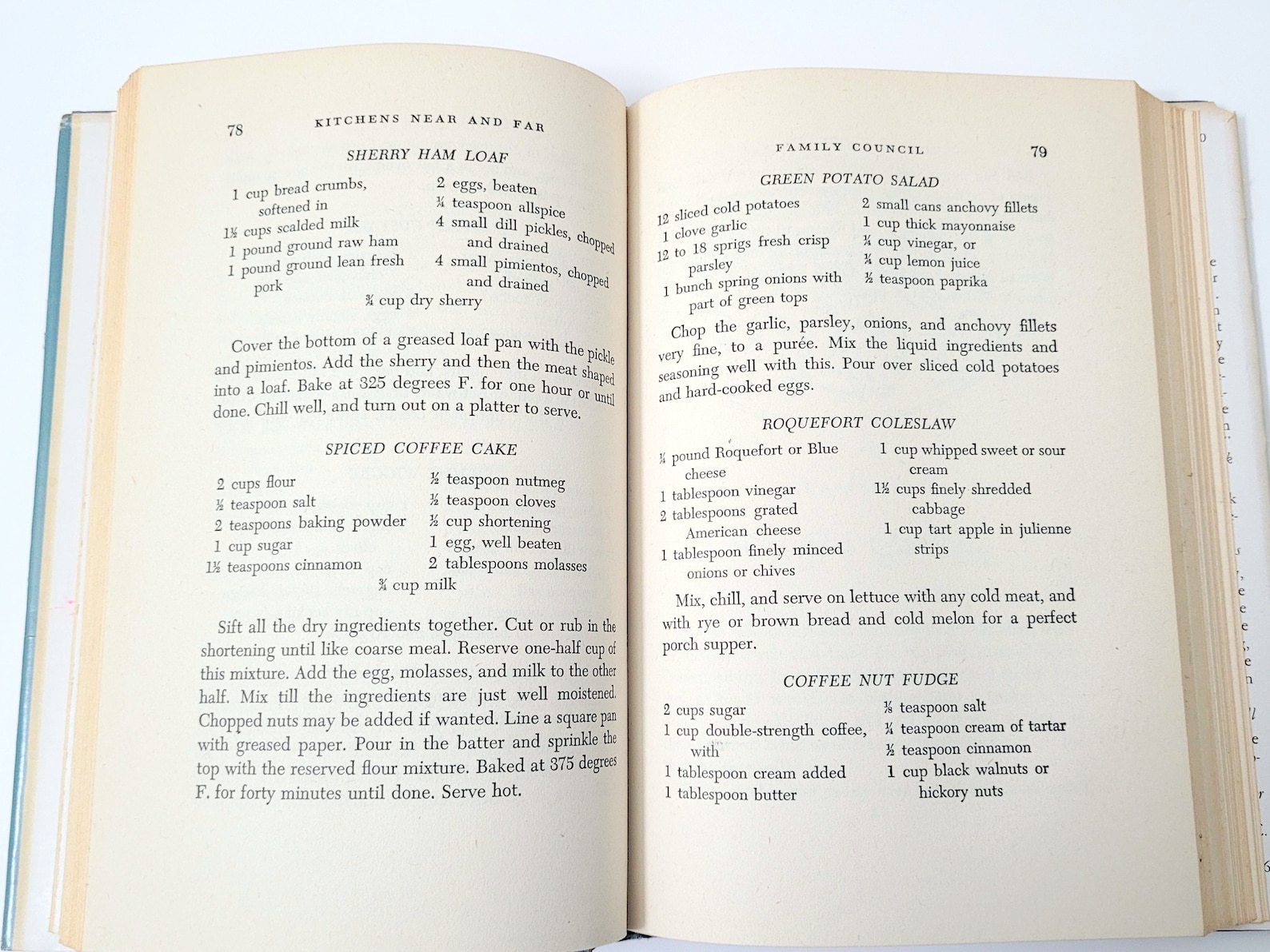 Vintage Kitchens Near and Far by Herman Smith Hardback Cookbook 1945 ...