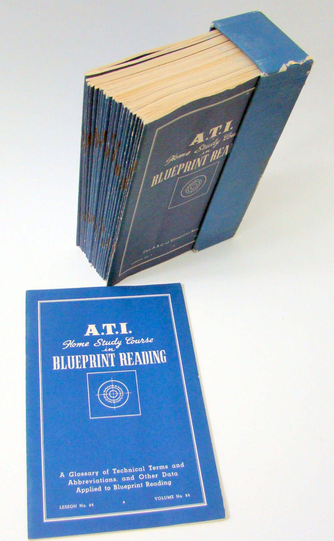 Vintage Home Study Course in Blueprint Reading 24 Booklets Austin ...