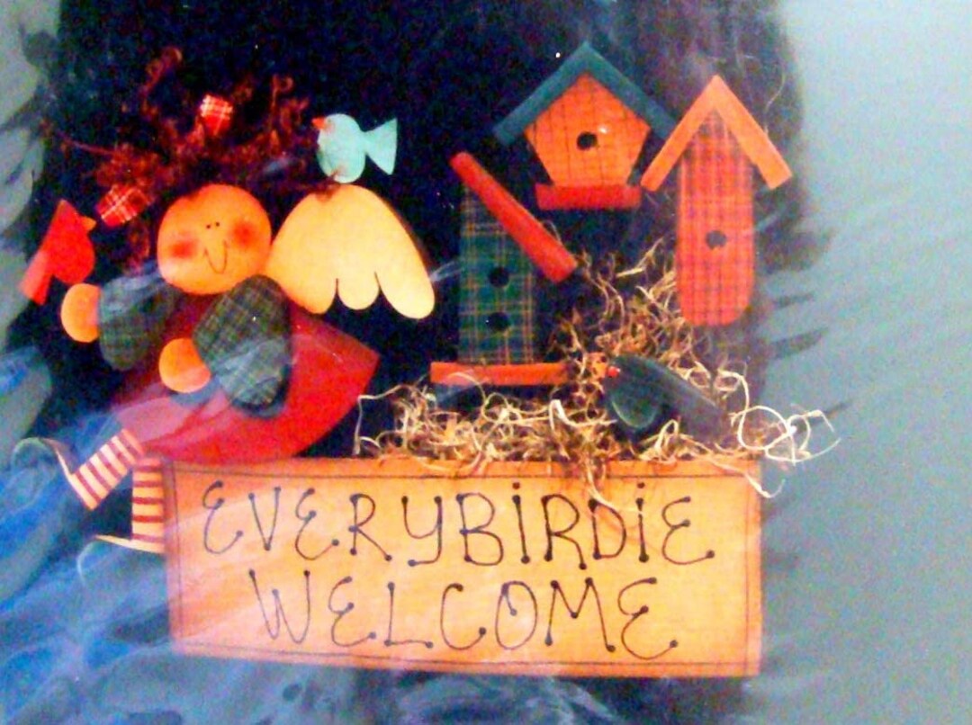 Vintage 1995 Every Birdy Welcome Tole Painting Pattern by Helena Cook ...